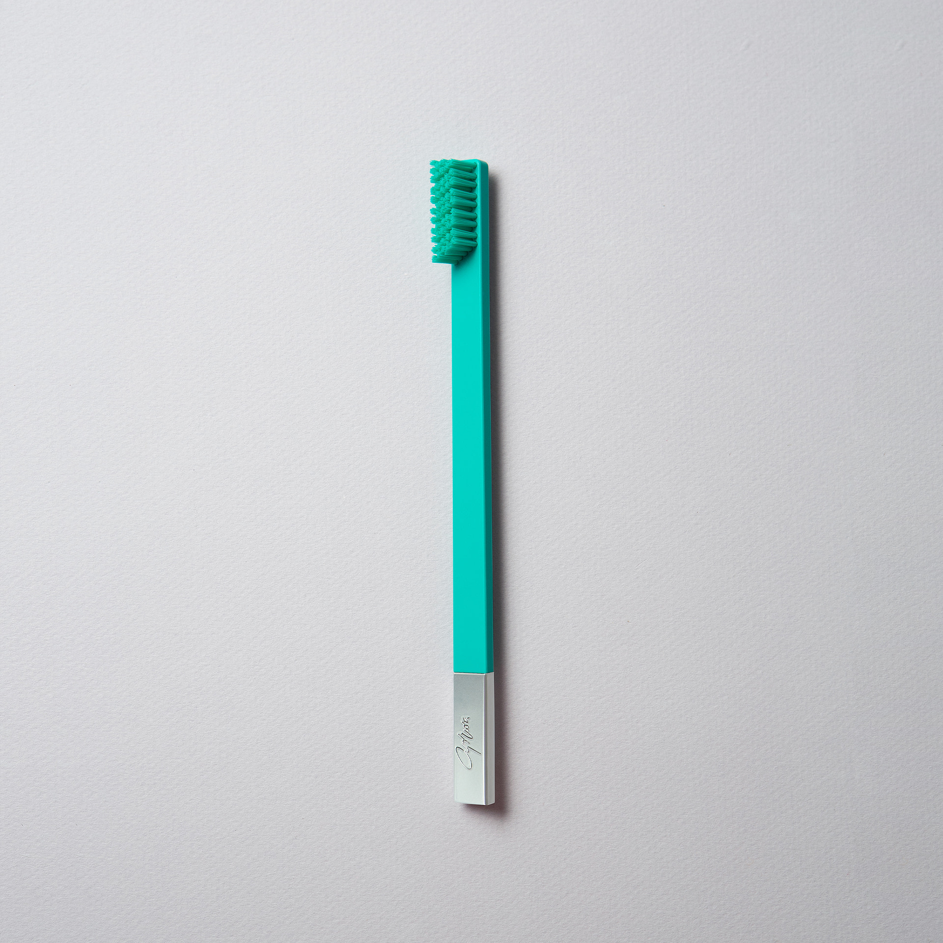 Turquoise Blue Silver | High End Toothbrushes | Best Manual Toothbrush
